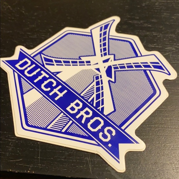 Dutch Bros | Other | Dutch Bros Windmill Sticker | Poshmark